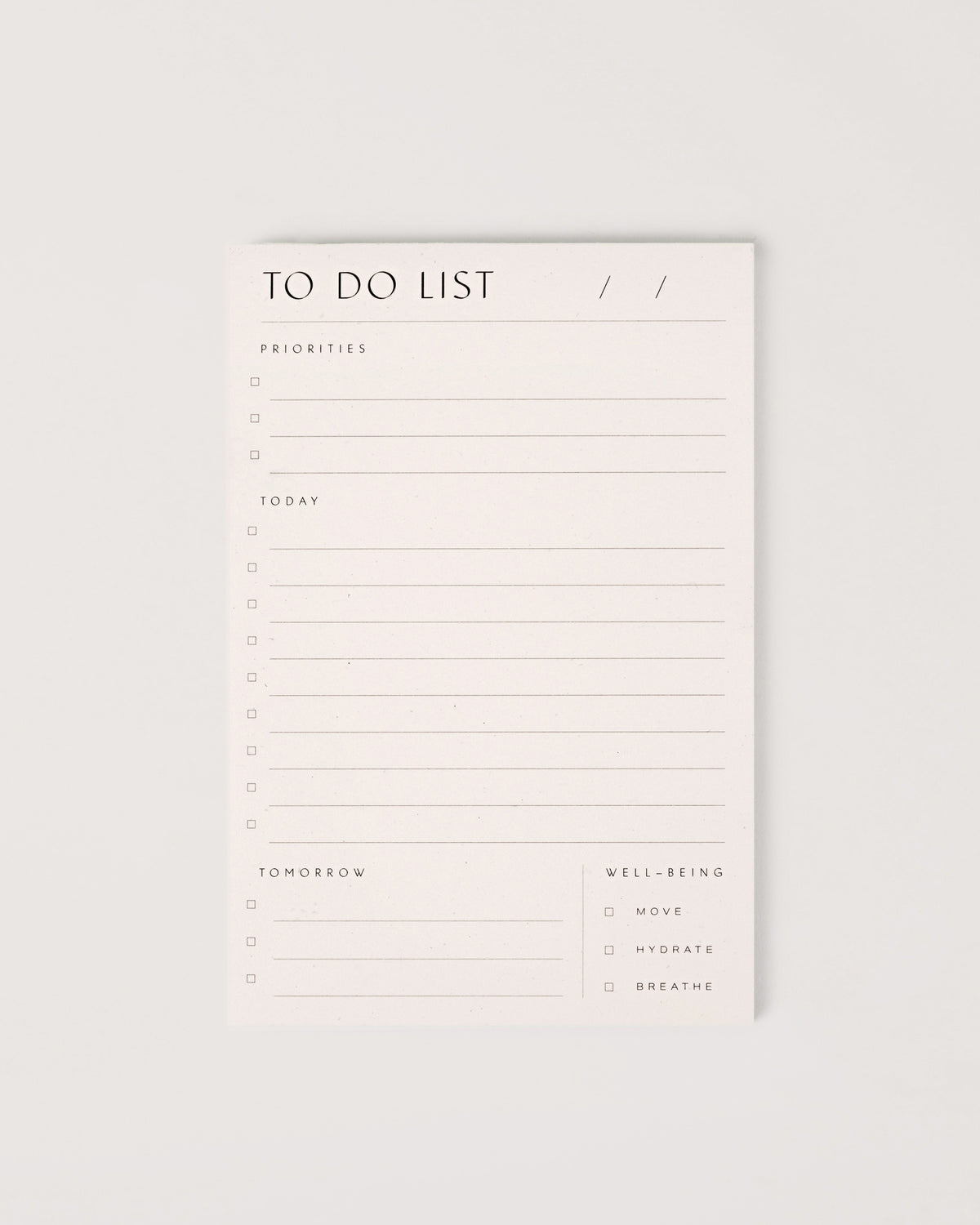 The List Pad Collection – Wilde House Paper