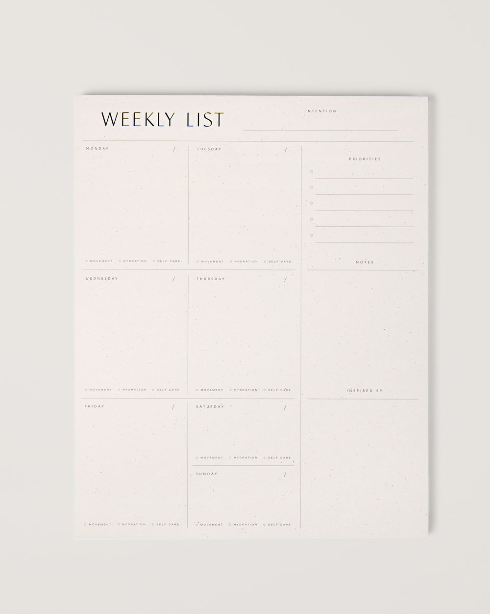 The List Pad Collection – Wilde House Paper
